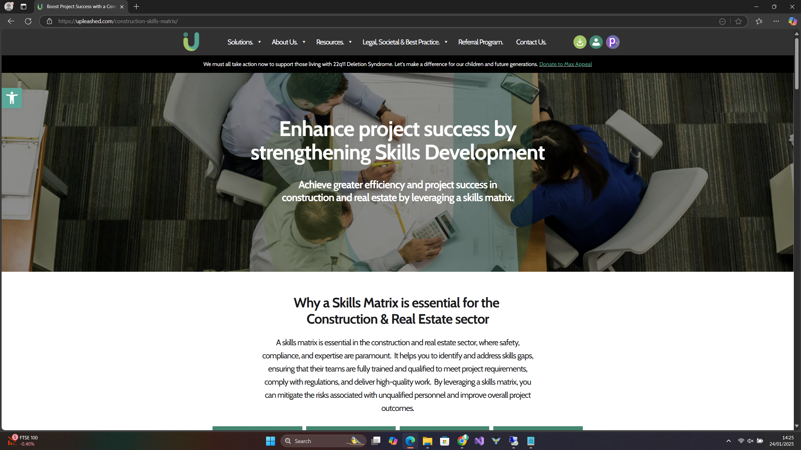 FreecConstruction Skills Matrix | Upleashed